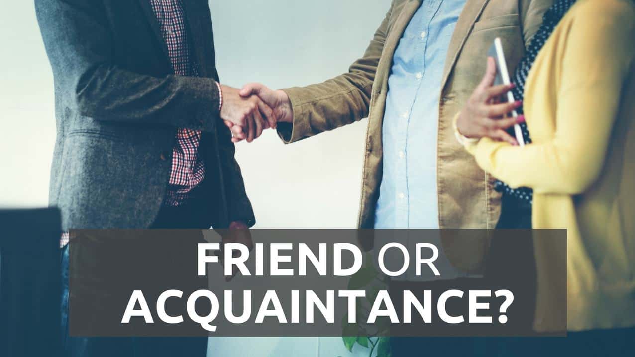 From Intimate to Acquaintance - mycollaborativeteam.com